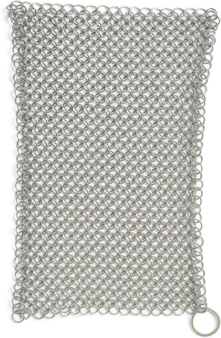 DTDF Cast Iron Scrubber, 8 Inch Stainless Steel Scrubber - DTDF Home